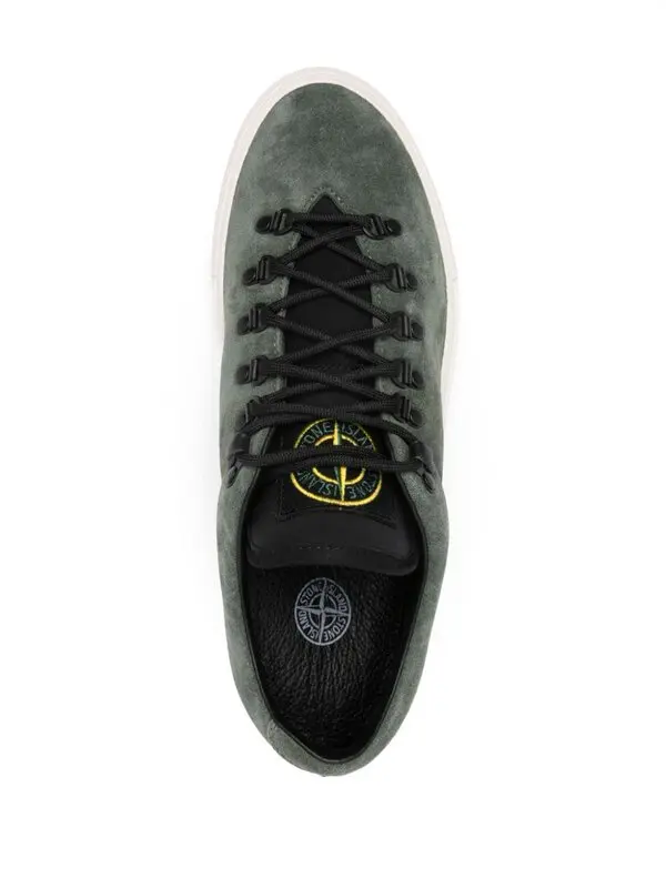 Stone Island Compass-motif Sneakers