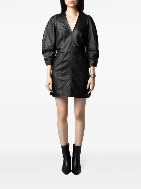 Zadig&Voltaire Leather Minidress
