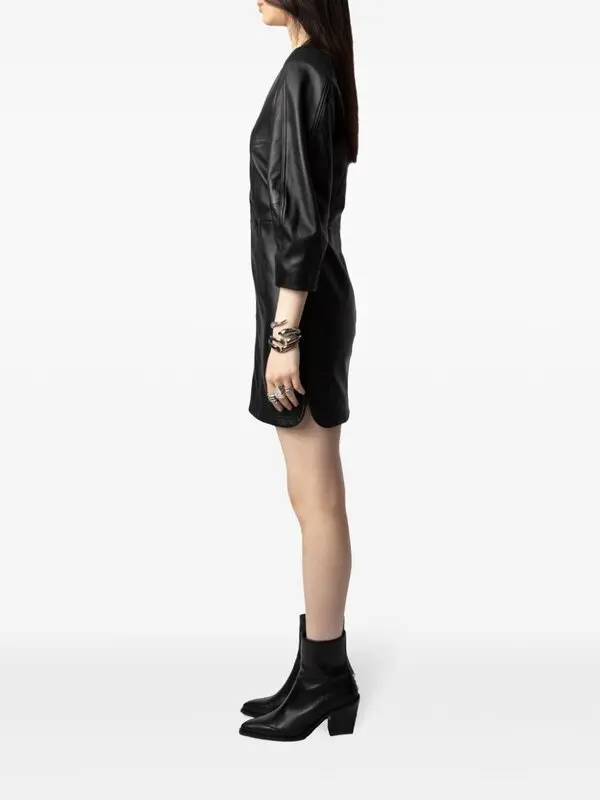 Zadig&Voltaire Leather Minidress