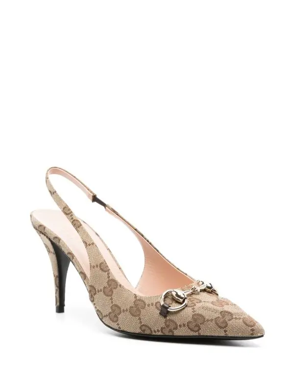 Gucci 85mm Horsebit-detail Pumps