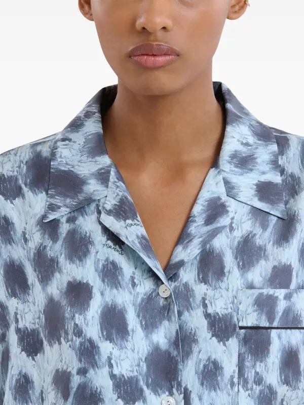 Marni All-over Print Shirt - Blue