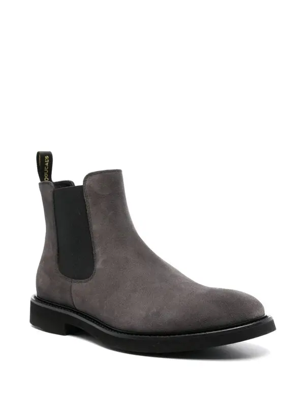 DOUCAL'S Pull-on Chelsea Boots - Grey