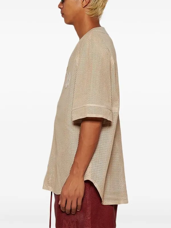 Amiri Ma Perforated Leather Shirt