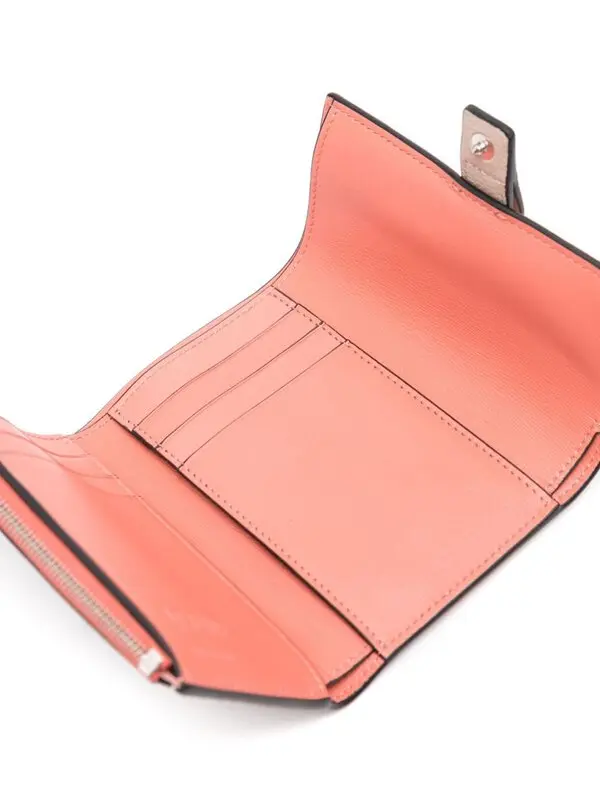 Loewe Pebbled Leather Wallet - Brown
