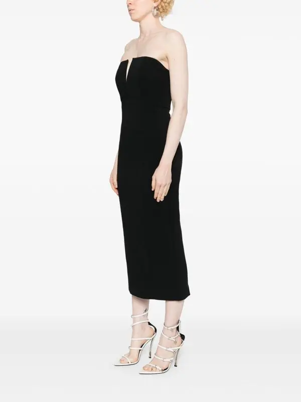 Roland Mouret Strapless Midi Dress