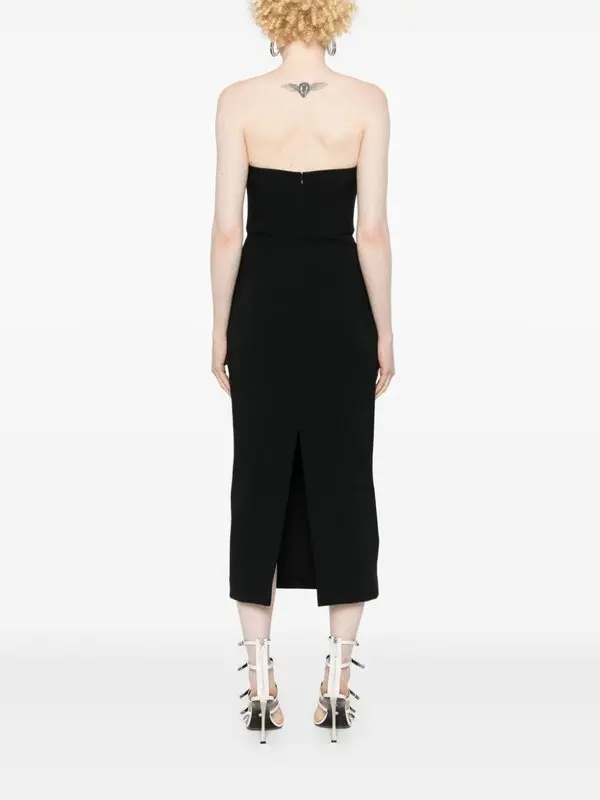 Roland Mouret Strapless Midi Dress
