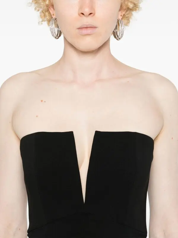Roland Mouret Strapless Midi Dress