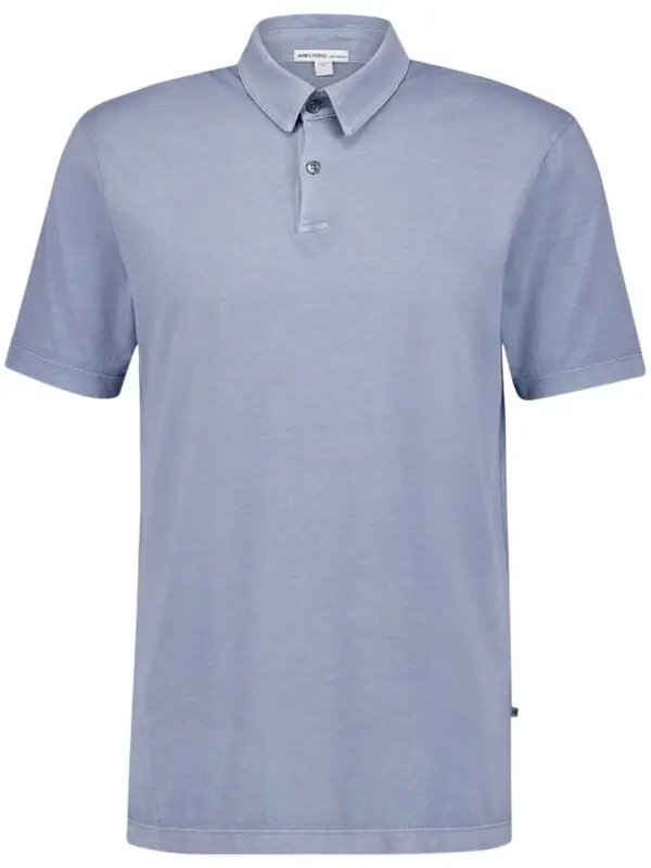 JAMES PERSE Cotton Polo Shirt - Blue