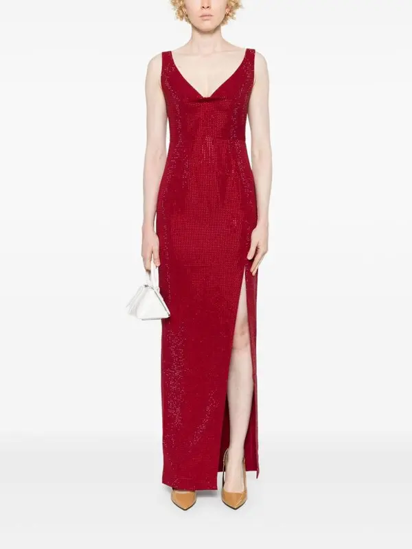 Roland Mouret Diamante Gown - Red