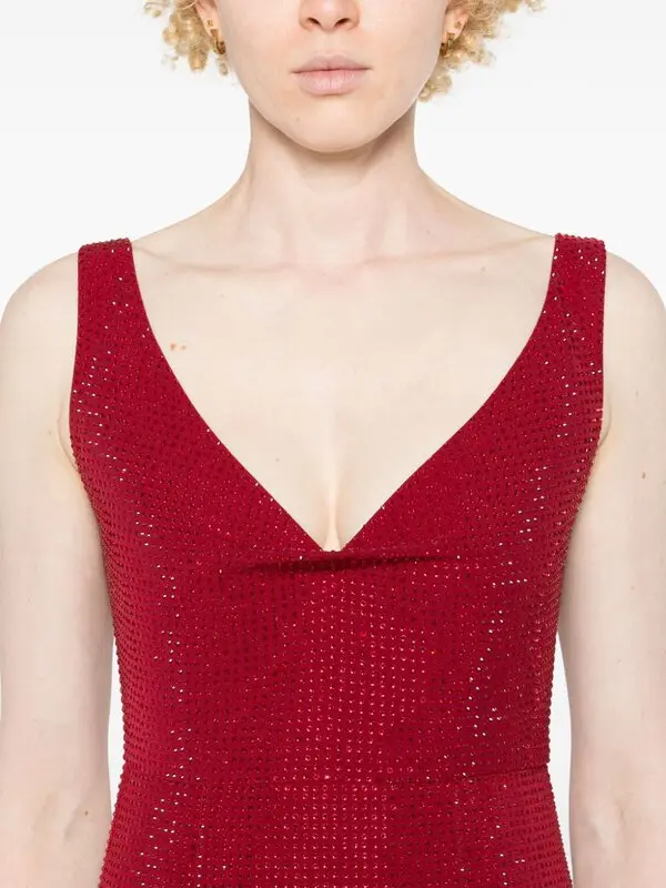 Roland Mouret Diamante Gown - Red
