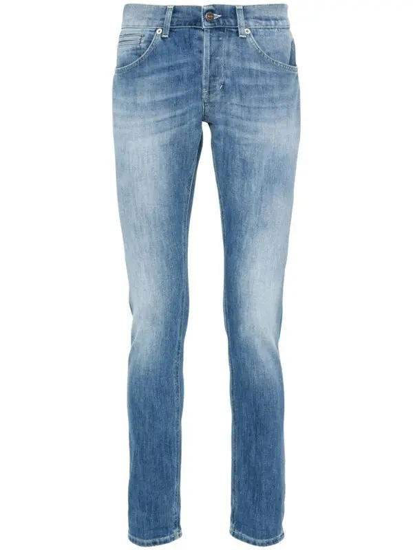 DONDUP Straight-leg Stonewashed Jeans