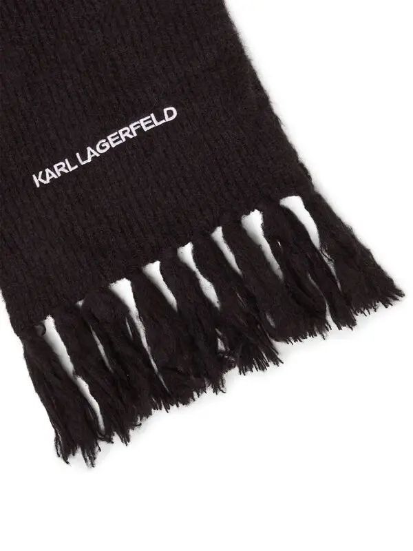 Karl Lagerfeld Essential Knitted Scarf