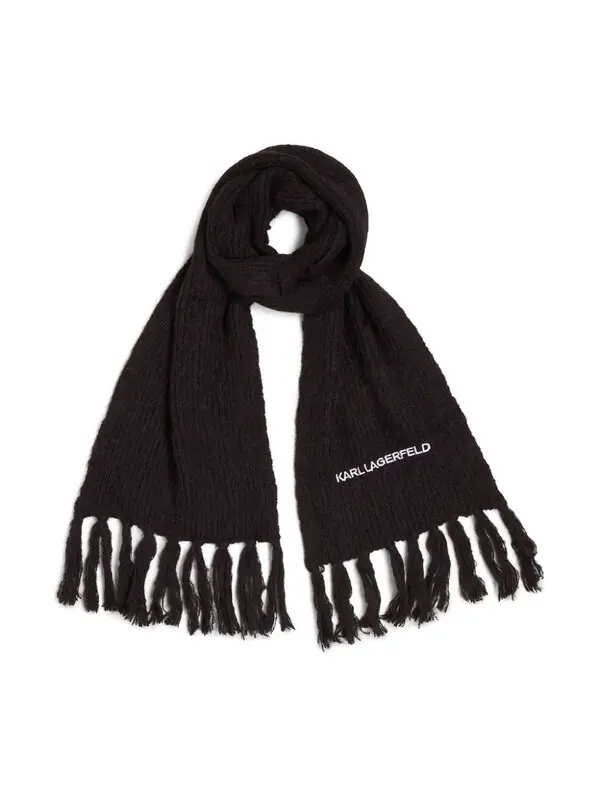 Karl Lagerfeld Essential Knitted Scarf