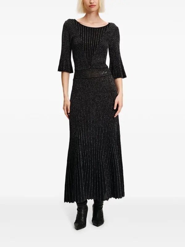 knee length dresses for ladies Sleeveless Denim Trim Midi Dress | Dresses & Jumpsuits