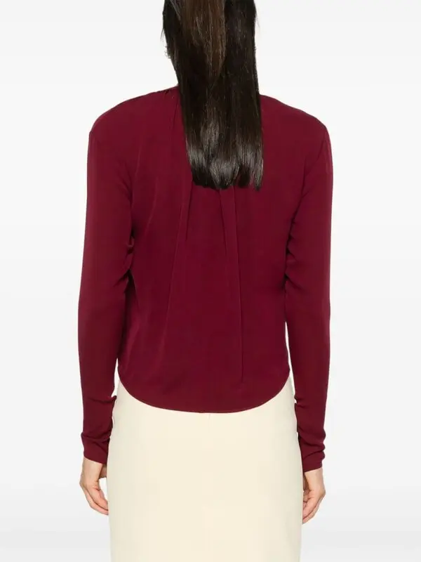 Giambattista Valli Pleat-detail Blouse