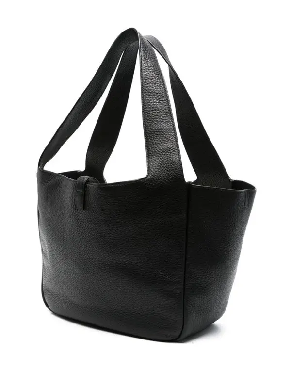 Saint Laurent Logo-plaque Tote Bag - Black