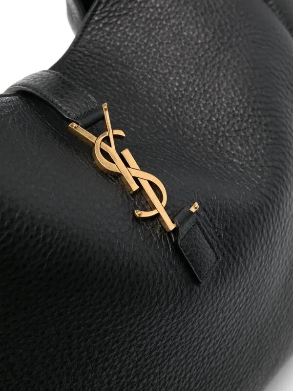 Saint Laurent Logo-plaque Tote Bag - Black