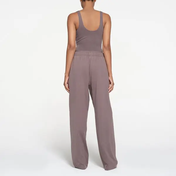Skims Outdoor Jersey Double Waistband Pant - Zinc | Editorialist