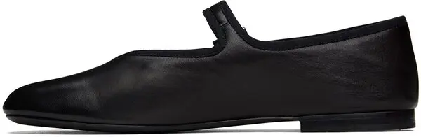 THE ROW Black Boheme Mj Ballerina Flats