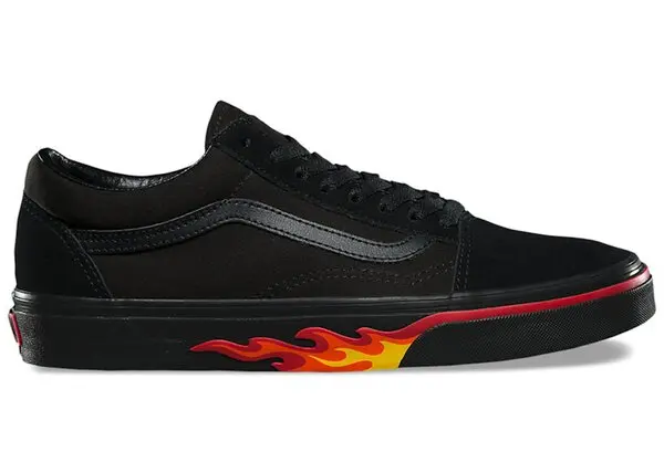VANS Old Skool Flame Wallin Sneakers - Black
