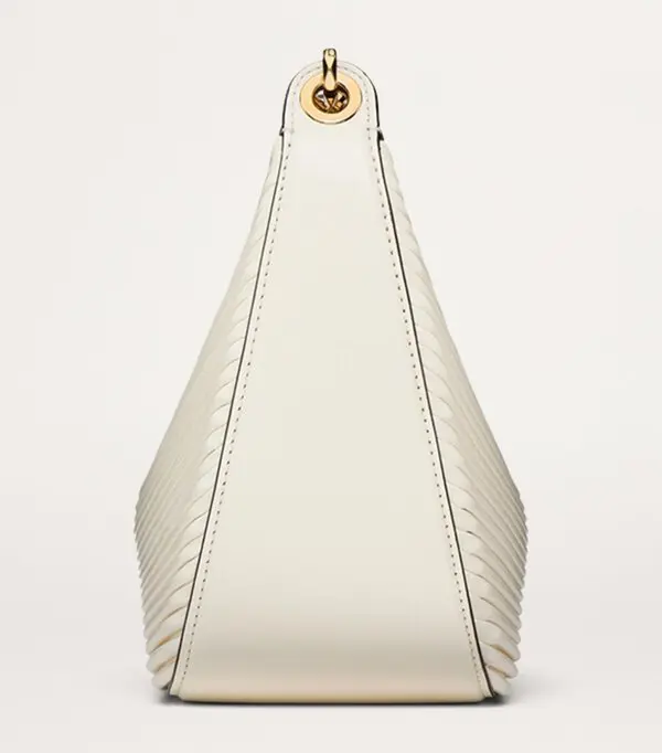 Valentino Garavani Leather Vlogo Moon Shoulder Bag