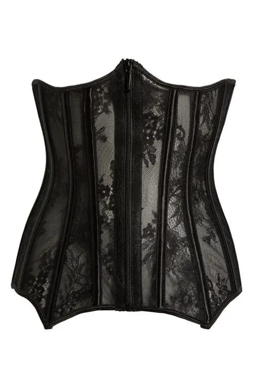 COQUETTE Lace Corset - Black