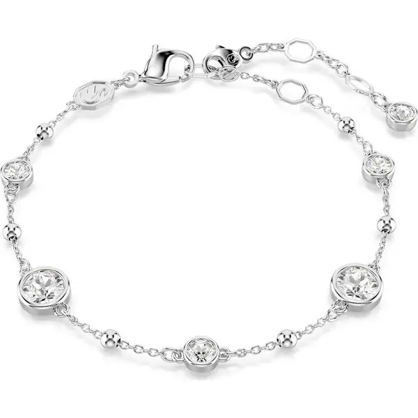 SWAROVSKI Imber Crystal Station Bracelet - Silver