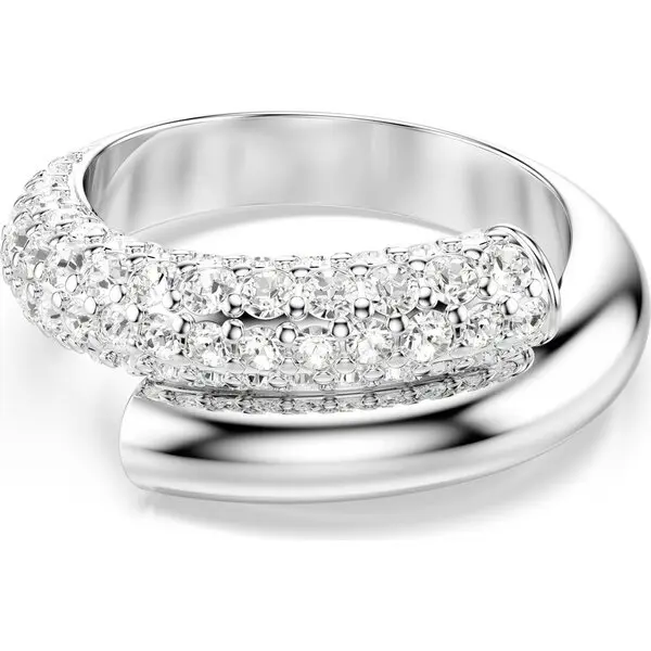 SWAROVSKI Dextera Rhodium-plated Crystal Ring - Silver