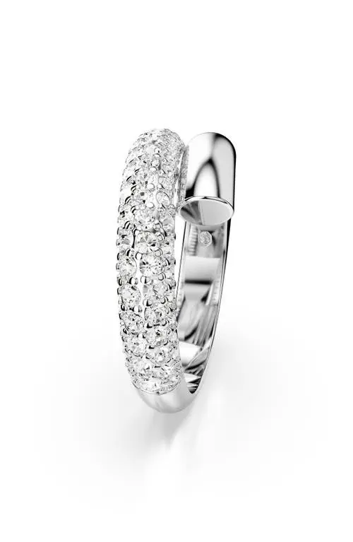 SWAROVSKI Dextera Rhodium-plated Crystal Ring - Silver