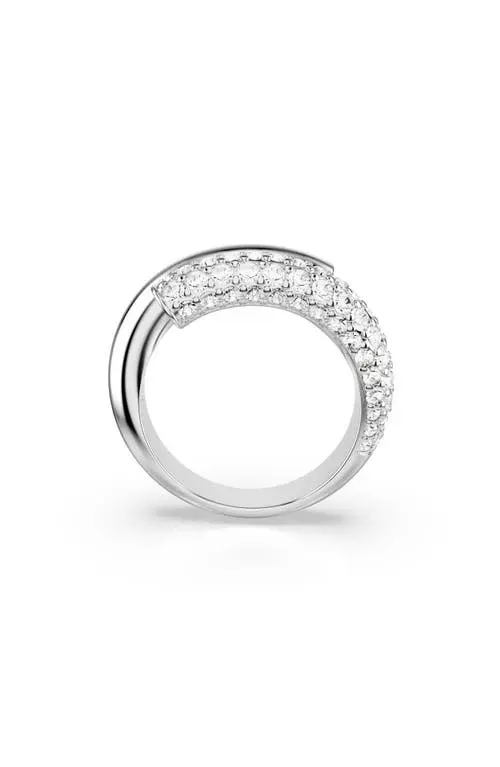 SWAROVSKI Dextera Rhodium-plated Crystal Ring - Silver