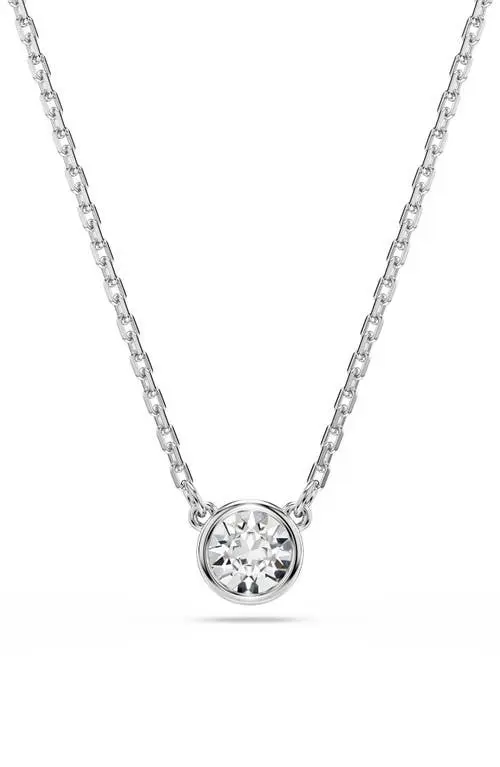 SWAROVSKI Imber Crystal Pendant Necklace - Silver