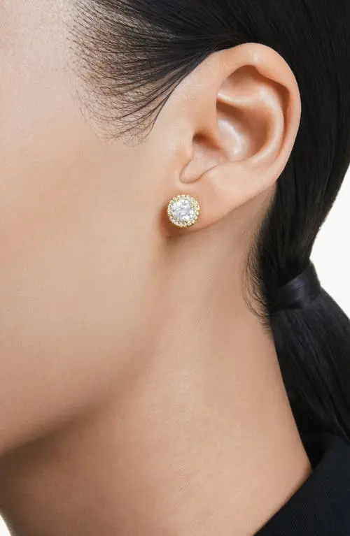 SWAROVSKI Una Crystal Stud Earrings - White/gos