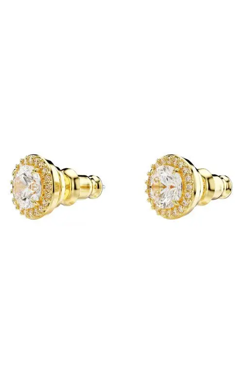 SWAROVSKI Una Crystal Stud Earrings - White/gos
