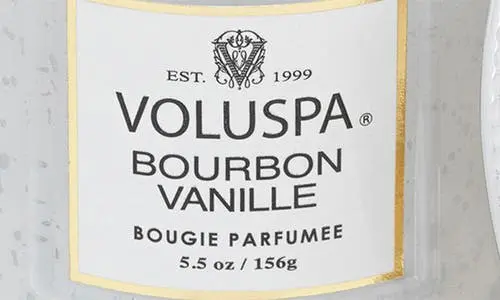 Voluspa Bourbon Vanille Small Jar Candle