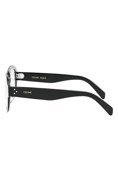 Celine Bold Round Eyeglasses