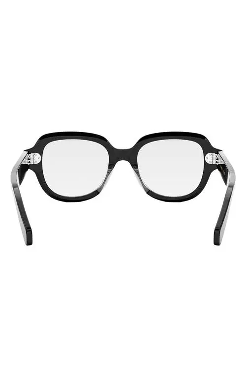 Celine Bold Round Eyeglasses