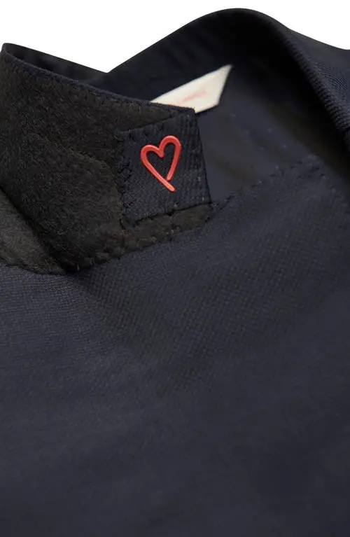 Samuelsohn Navy Double Twist 130s Wool Blazer