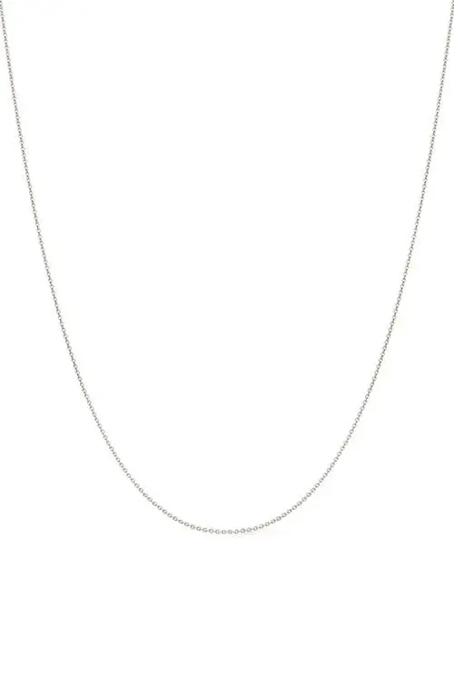 ANA LUISA Chain Necklace - White Gold