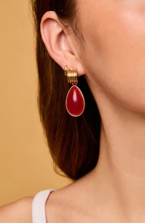 PETIT MOMENTS Teardrop Hoop Earrings