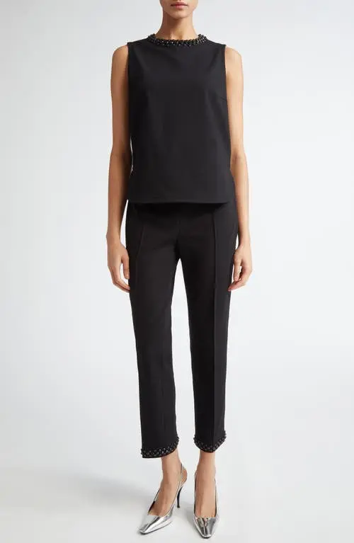 Akris Franca Embellished Crop Pants