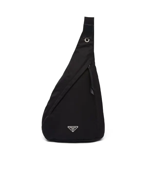 Prada Re-nylon And Leather Backpack - Black