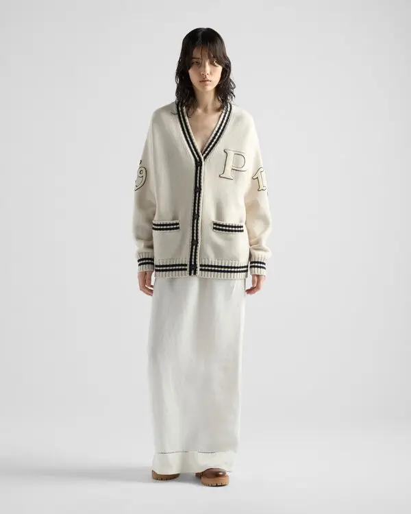 Prada Wool And Cashmere Cardigan