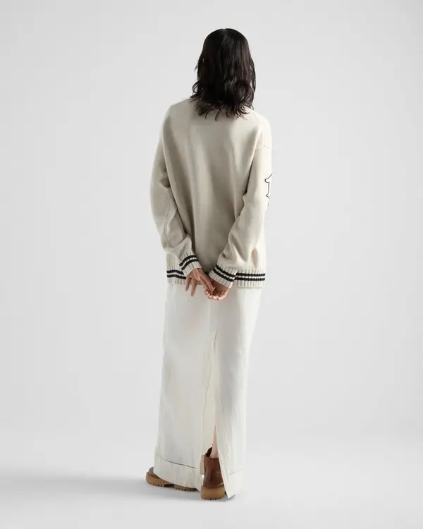 Prada Wool And Cashmere Cardigan