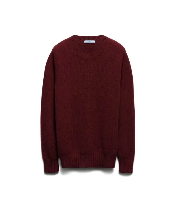 Prada Wool And Cashmere Crew-neck Sweater