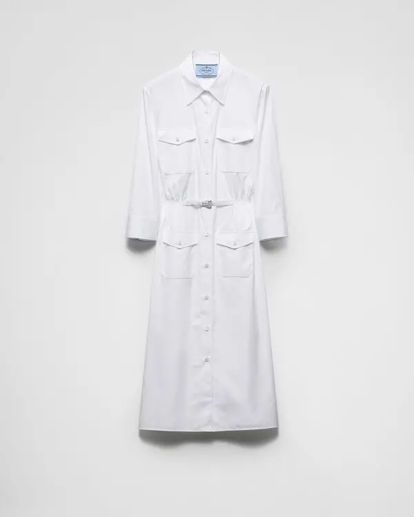Prada Poplin Shirt Dress