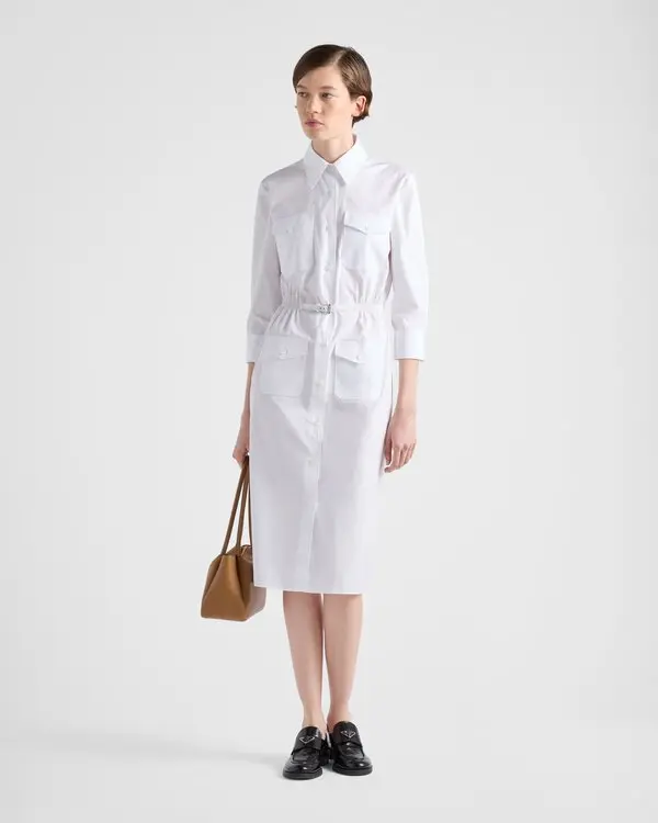 Prada Poplin Shirt Dress