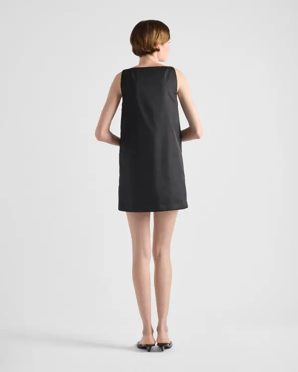 navy blue dress for baby girl Prada F/W 2006 Black Wool A-Line Dress main image 1