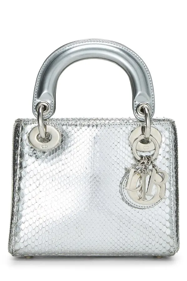 Dior Metallic Python Lady Mini