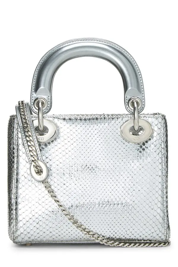 Dior Metallic Python Lady Mini