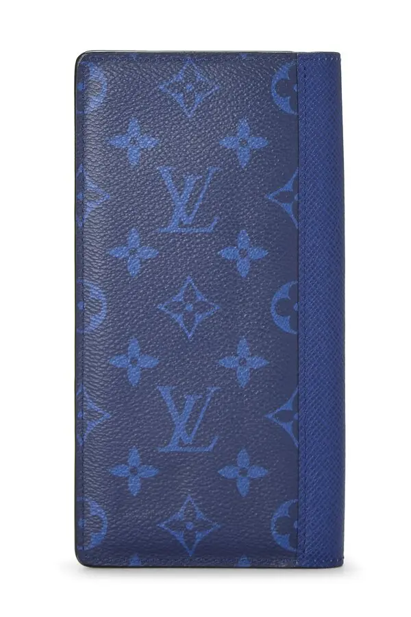 LOUIS VUITTON Monogram Taigarama Brazza Wallet